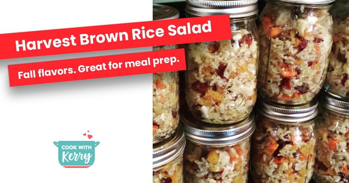 Harvest Brown Rice Salad - Cook with Kerry