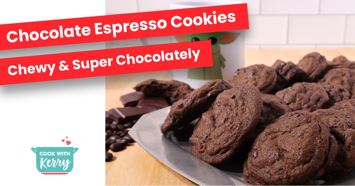 Chocolate Espresso Cookies - Cook with Kerry
