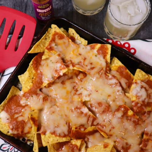 Cheese Nachos with Ranchero Sauce - Cook with Kerry