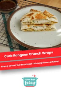 Crab Rangoon Crunch Wraps - Cook with Kerry
